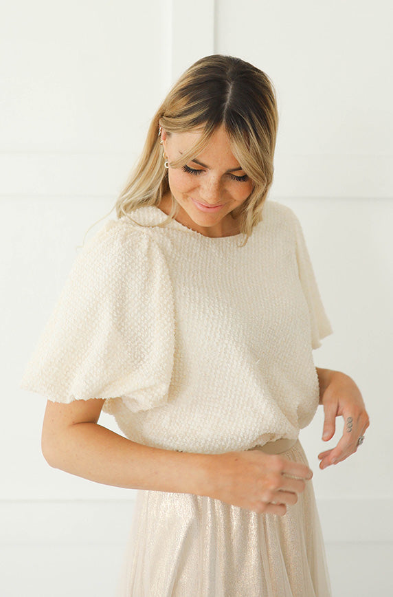 A Little Love Ivory Top - DM Exclusive - Restocked – DM Fashion